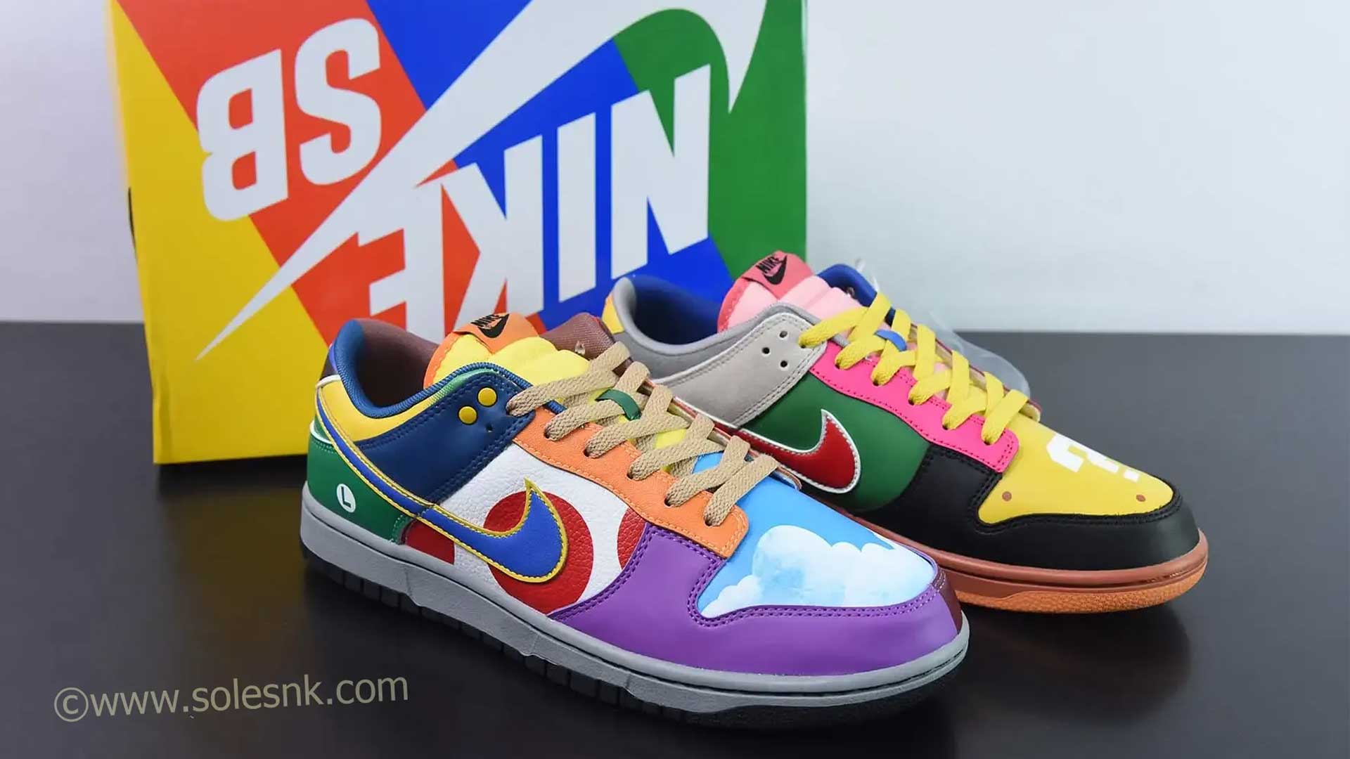 Super Mario Bros x Nike Dunks Bring Mushroom Kingdom Vibes To Your Feet