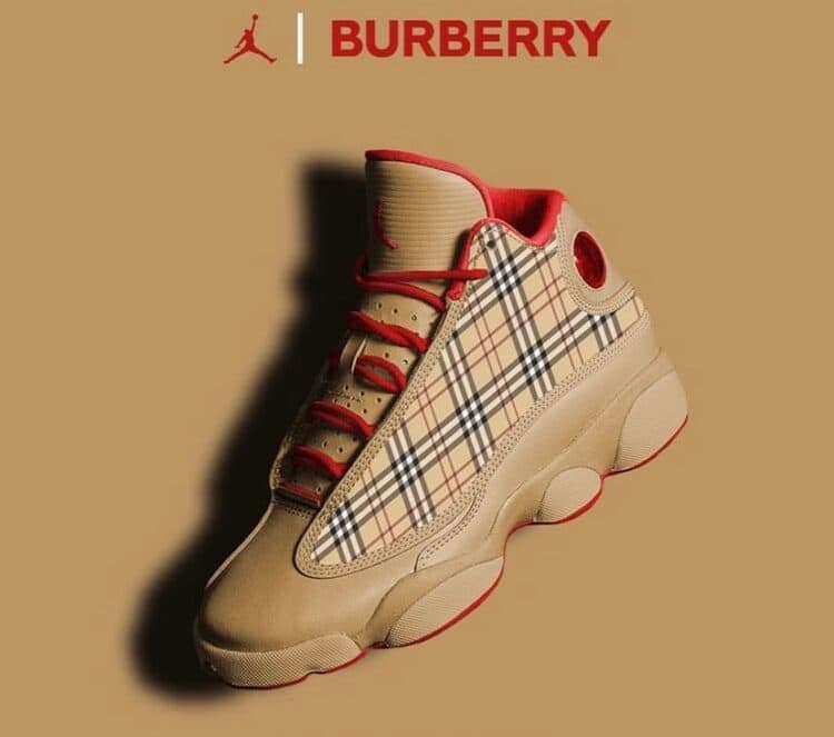 The Air Jordan 13 Goes Designer — Burberry Vibes All Over