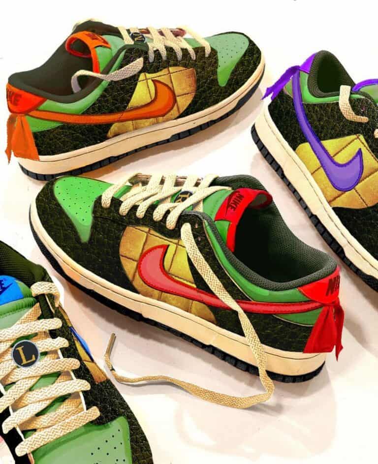 These TMNT-Inspired Nike Dunks Are For Teenage Mutant Ninja Turtle Fans