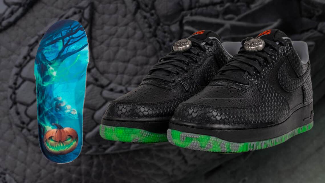 The Nike Air Force 1 Low Gets Decked Out In Black For "Halloween 2023"