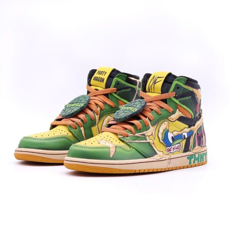 These TMNT Air Jordan 1 Sneakers Are Dripping With Swag