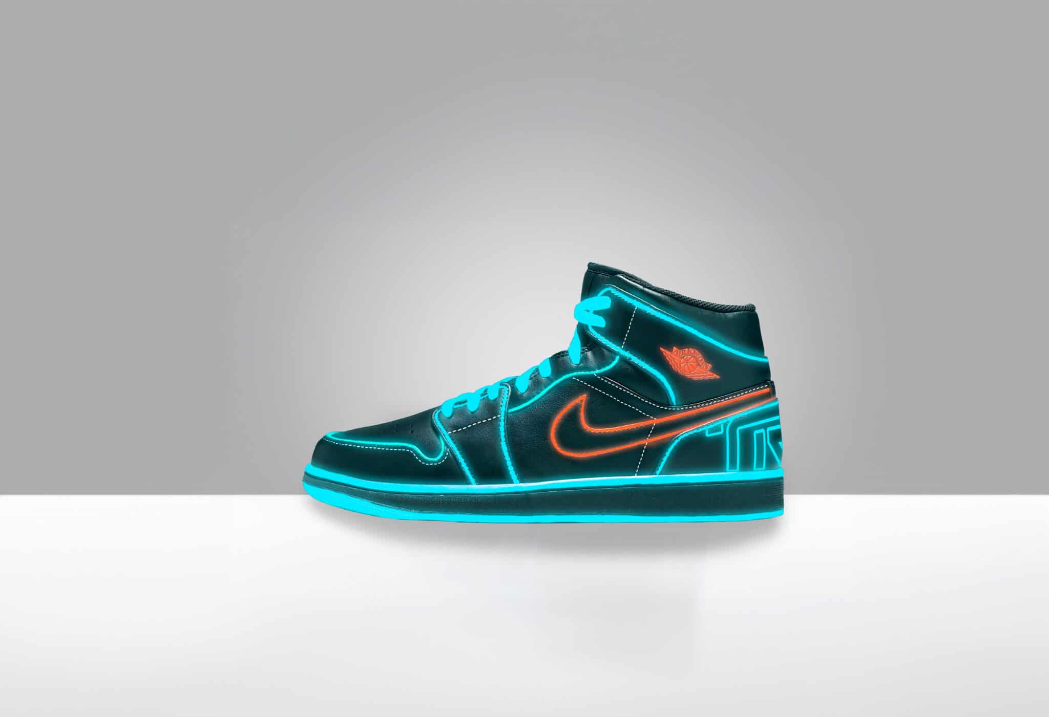 Level Up With The Air Jordan 1 Mid "Tron" Sneaker