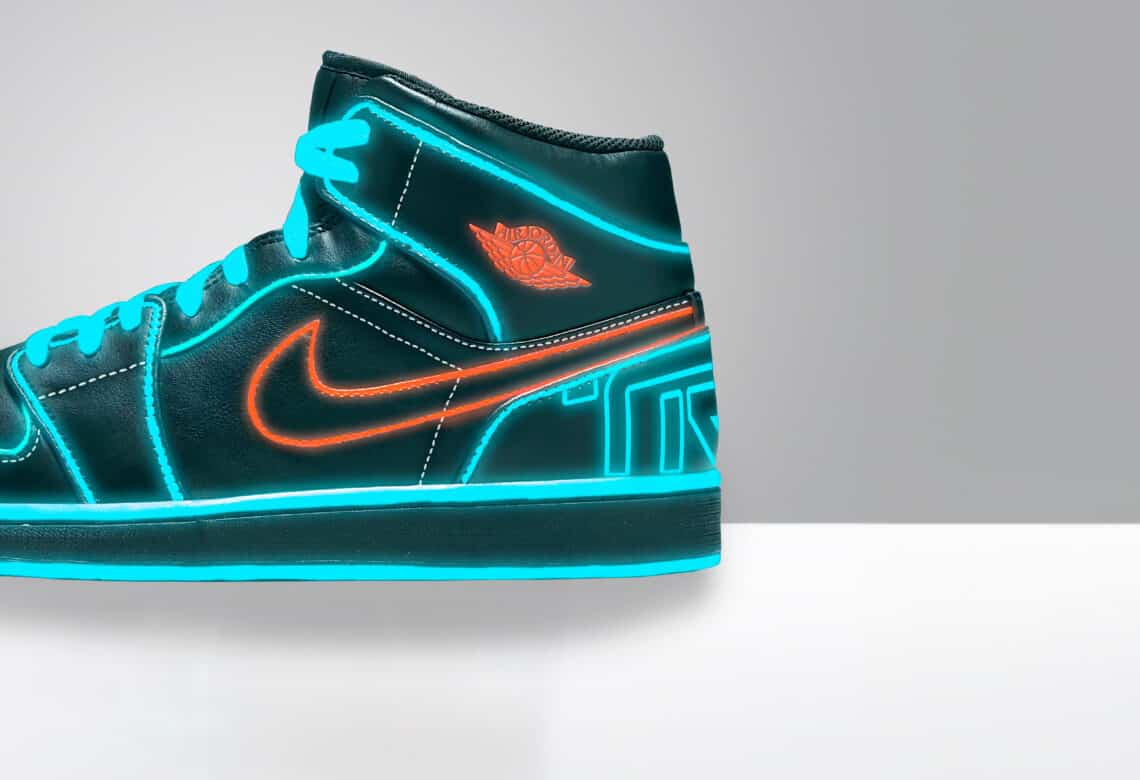 Level Up With The Air Jordan 1 Mid "Tron" Sneaker