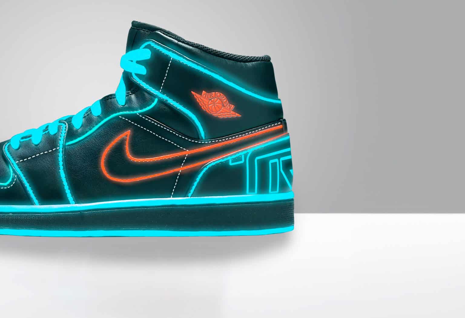 Level Up With The Air Jordan 1 Mid "Tron" Sneaker