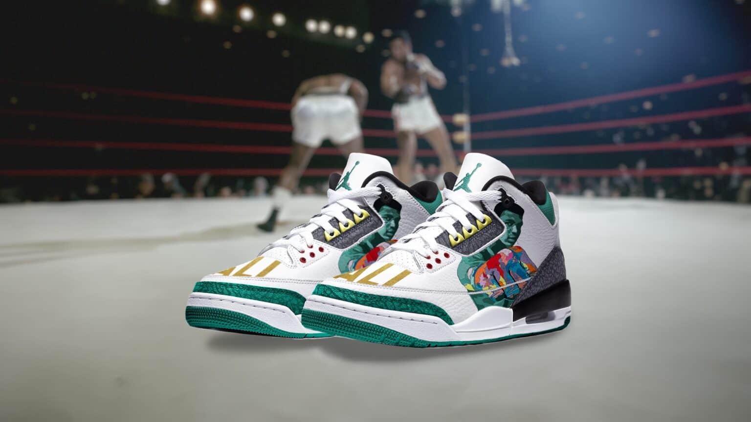 The Muhammad Ali X Air Jordan 3 “Rumble In The Jungle” Sneaker We Need