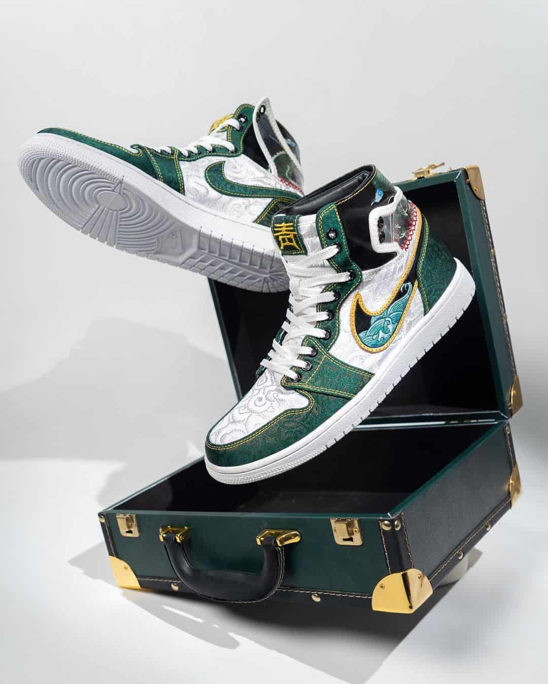 Bruce Lee Green Dragon LUX Sneakers Capture Legendary Style