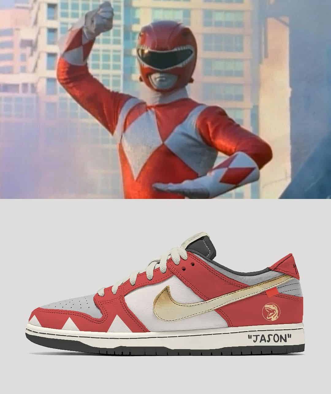 Go, Go Mighty Morphin Power Rangers x Nike Dunks