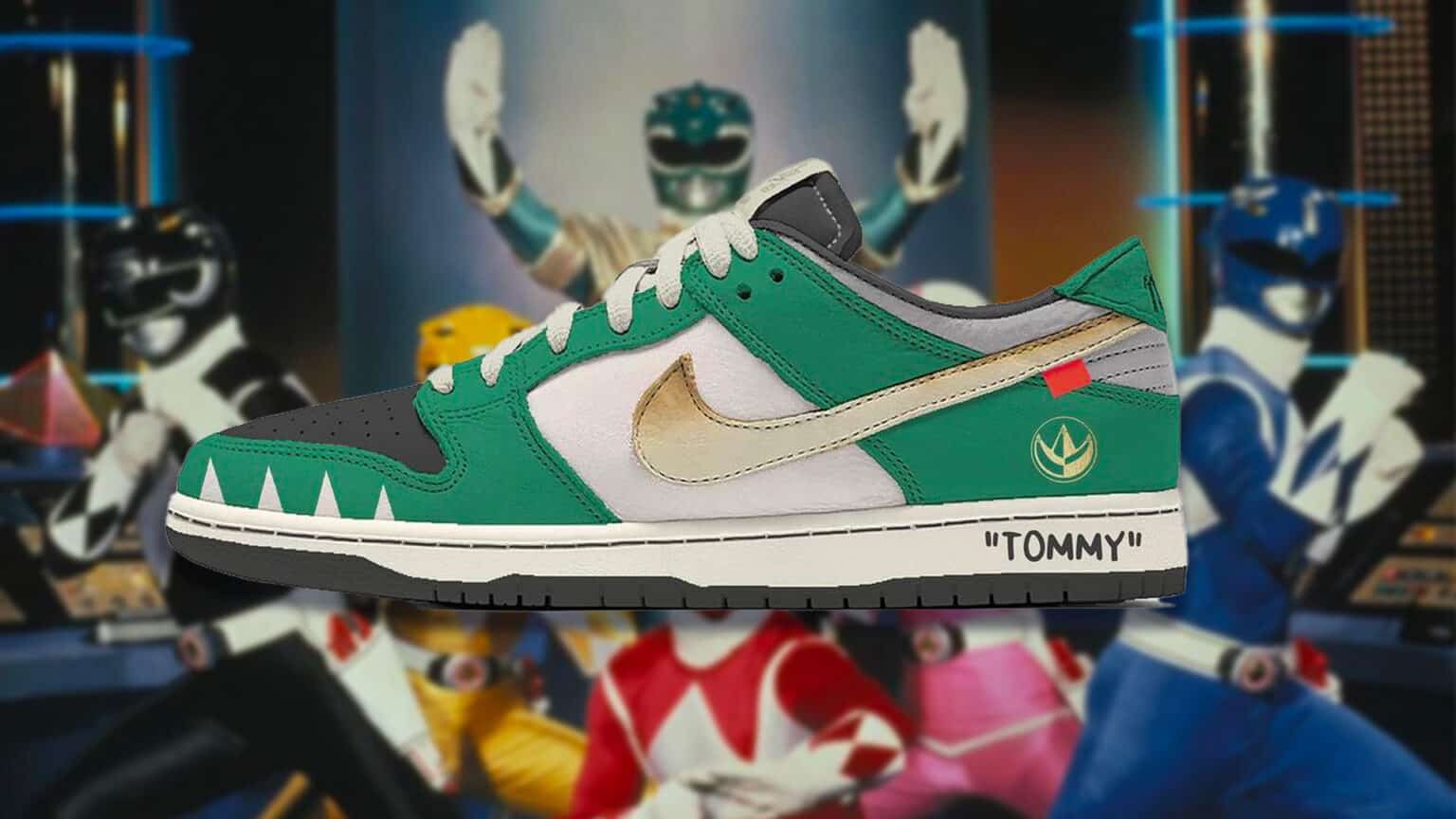 Go, Go Mighty Morphin Power Rangers x Nike Dunks
