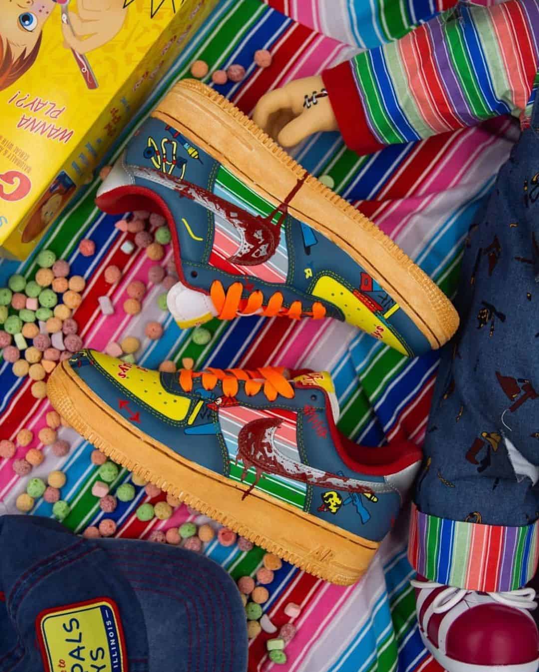 Nike Air Force 1 Chucky Sneakers Aren't Here To Play