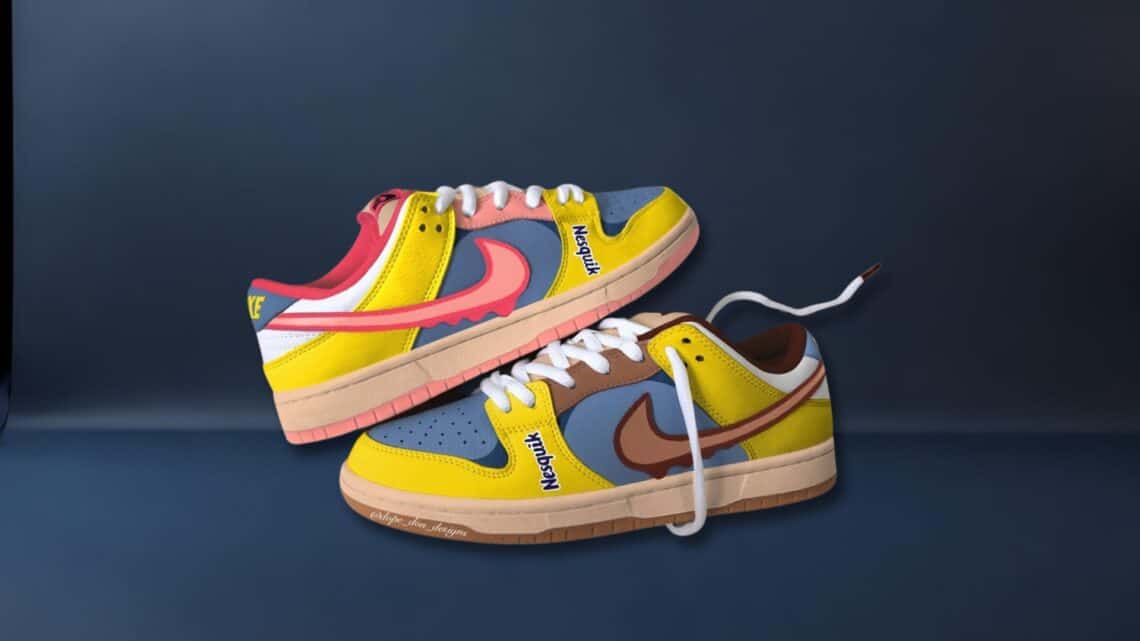 Nesquik Nike Dunks Concept Is a Sweet One-of-One Flex