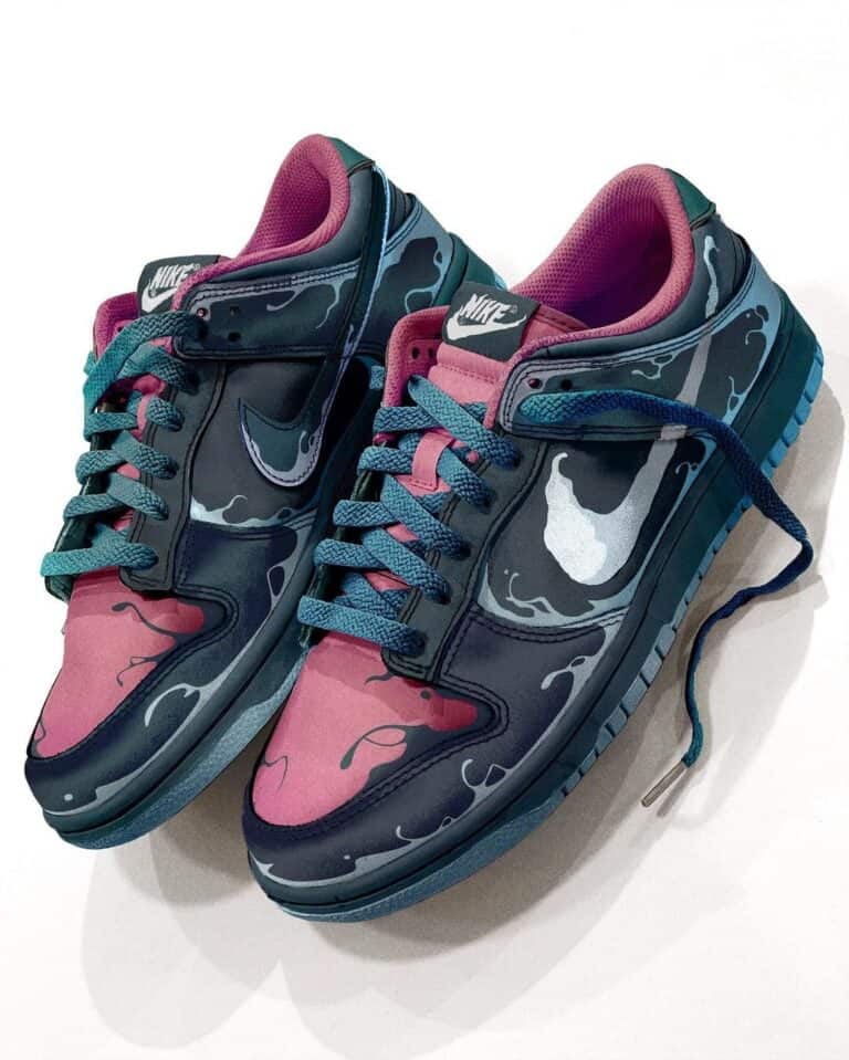 The Symbiote Takes Over Nike Venom Dunks