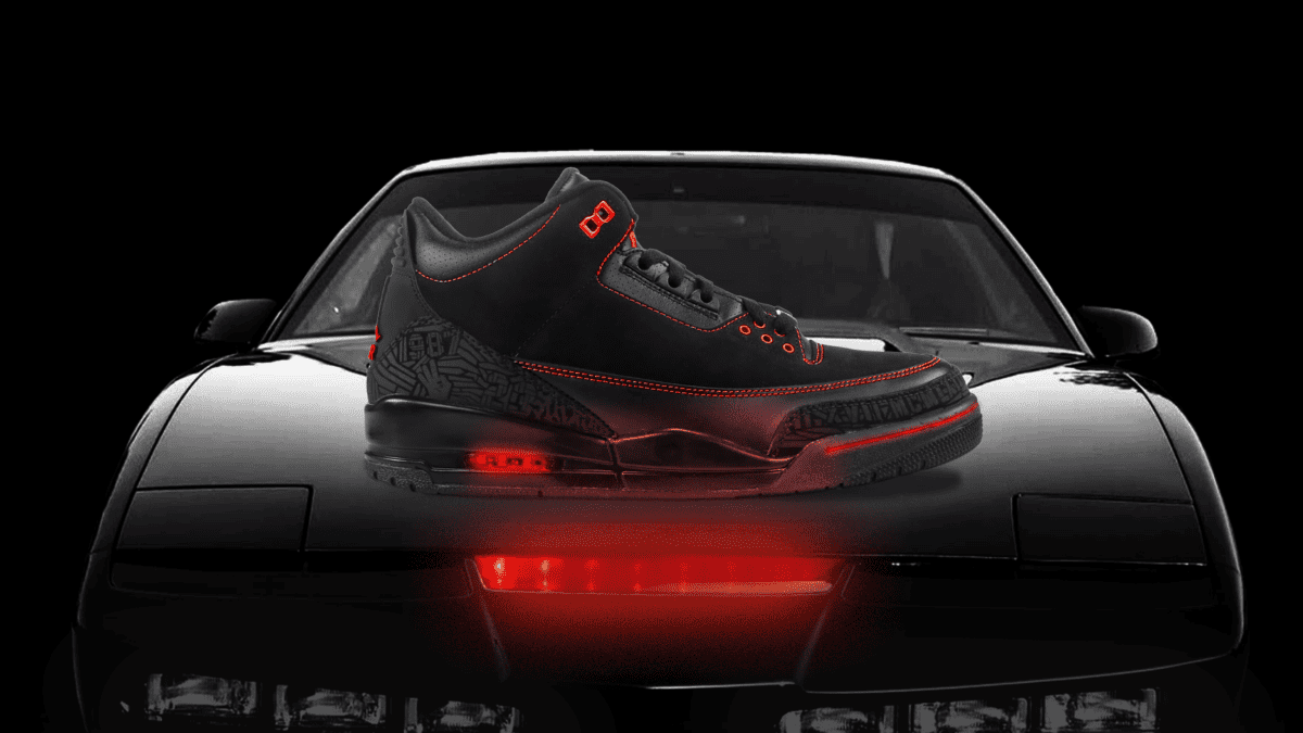 Michael Jordan's Favourite Air Jordan Gets A "Knight Rider" Kitt Makeover