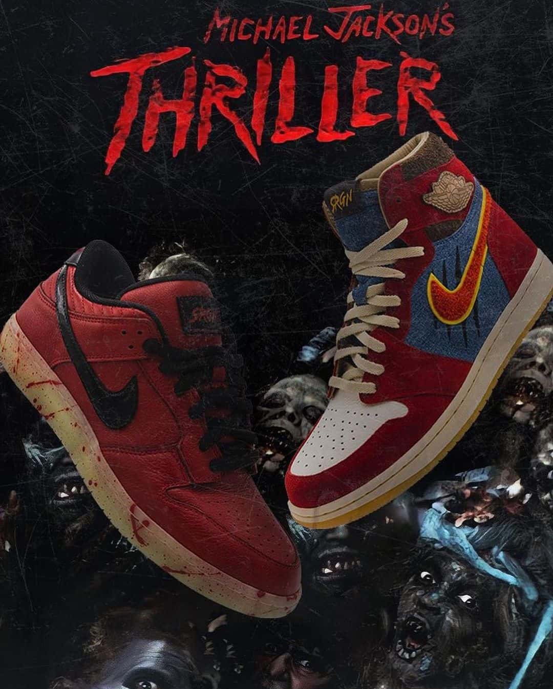 Michael Jackson’s Thriller Nike Sneakers – The King of Pop’s Legendary Step