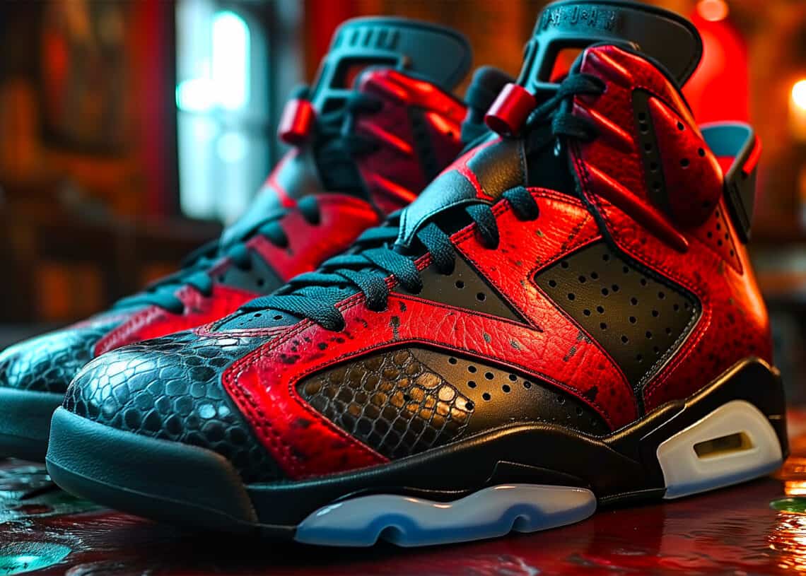 Take The Red Pill With The Matrix x Air Jordan 6 Sneakers