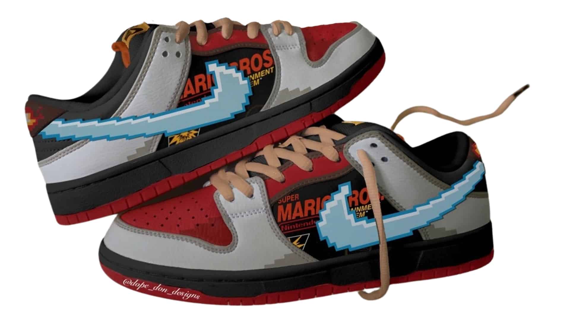 Super Mario Bros x Nike Dunk "Level Up" Are Made For Retro Sneaker Fans