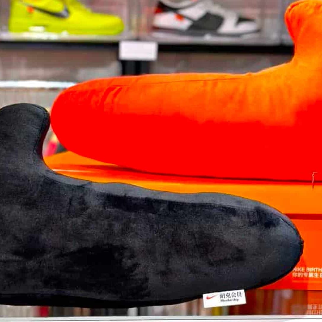 The Nike Swoosh Pillow Is A Fluffy Labour Of Love The Nike Swoosh Pillow Is A Fluffy Labour Of Love