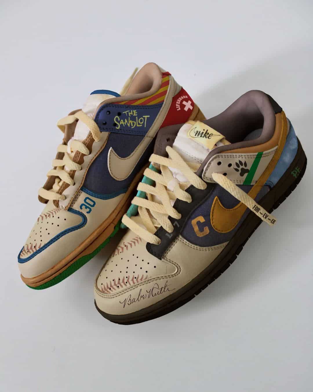 These "The Sandlot" Nike Dunk Low Sneakers Are Cool