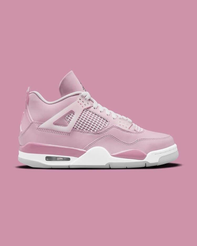 Pink Air Jordan 4 Orchid Sneakers Are Made For Love