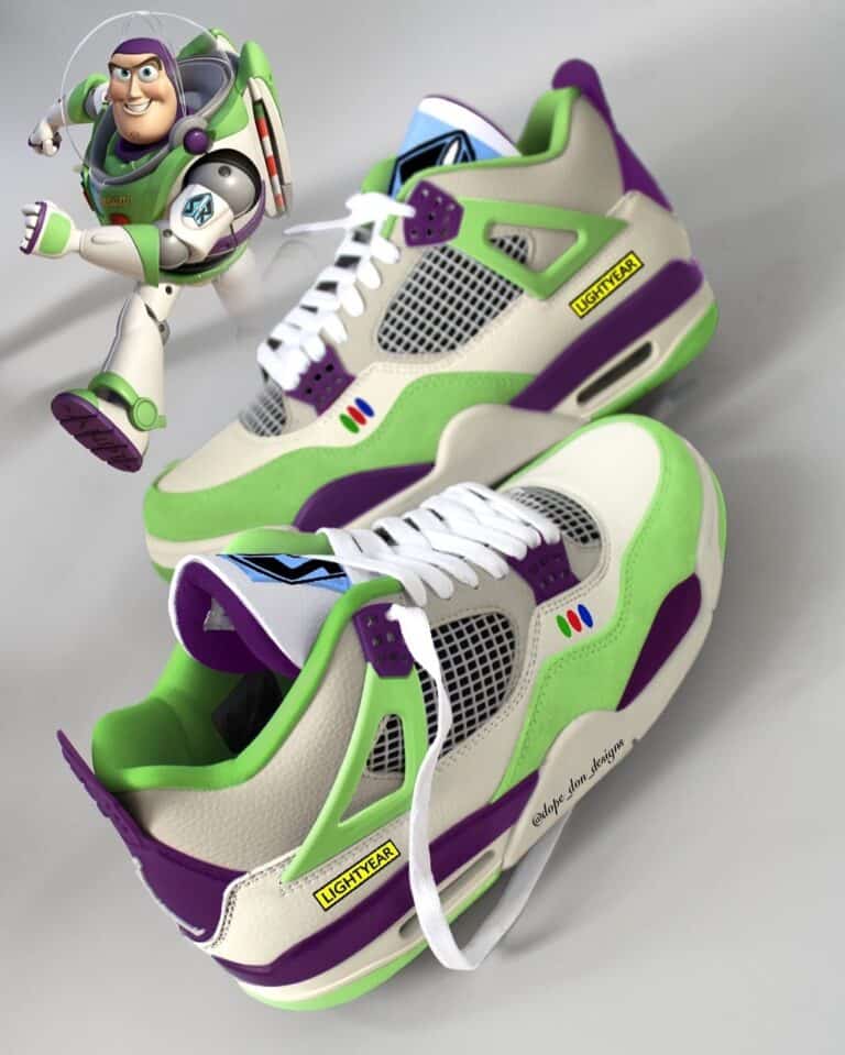 The Buzz Lightyear x Jordan 4 Takes Us to Infinity And Beyond