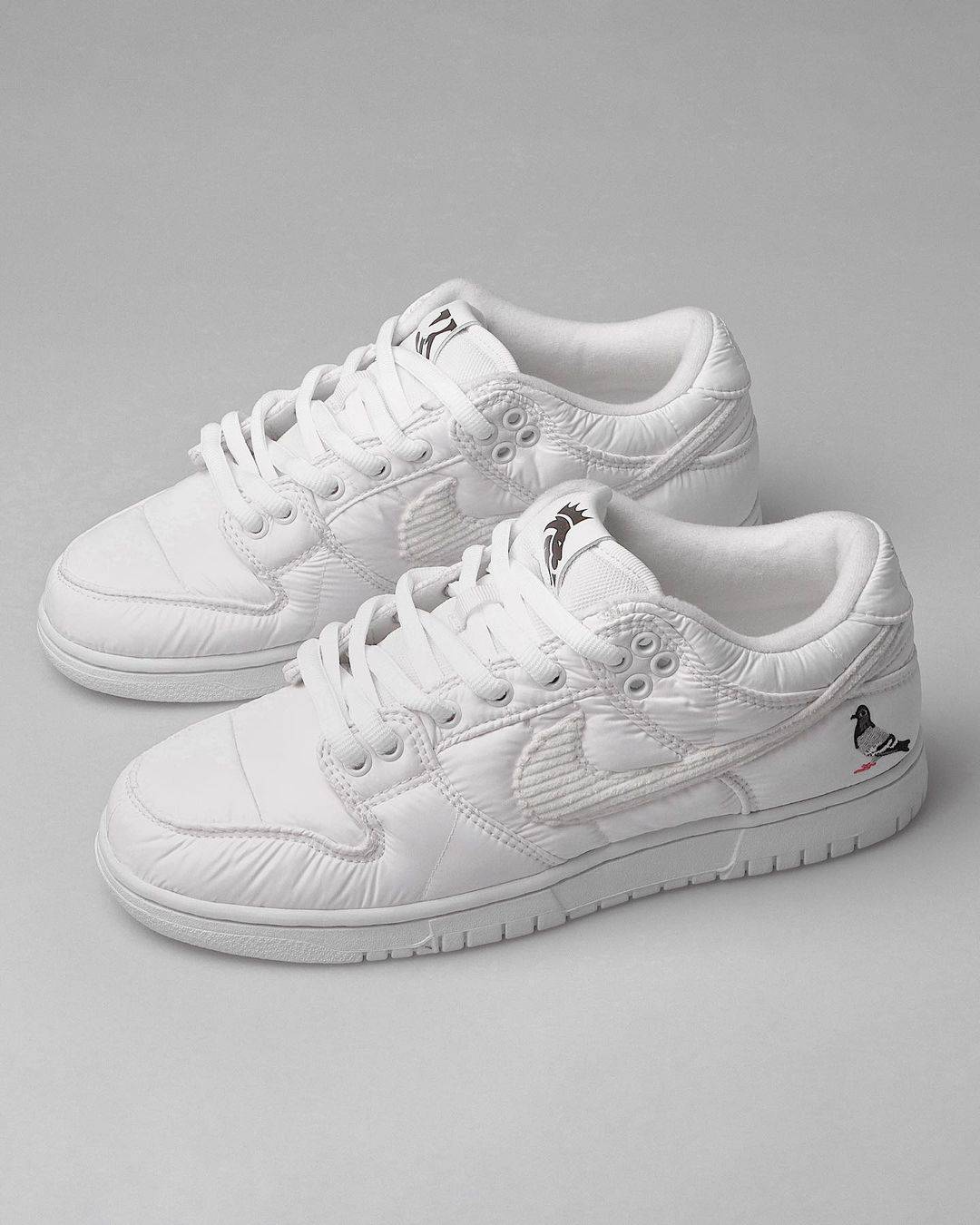 The "Moncler" Pigeon SB Dunk Low Lux Is A Beautiful Sneaker