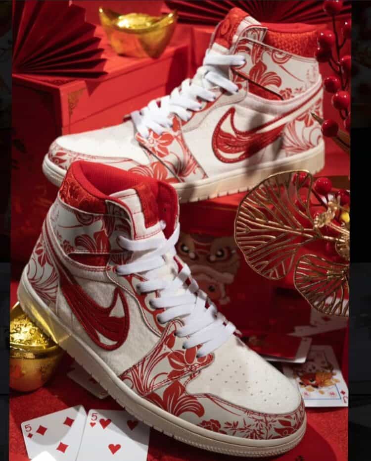 John Trottier's Jordan 1 Window Blossom Celebrates Chines New Year