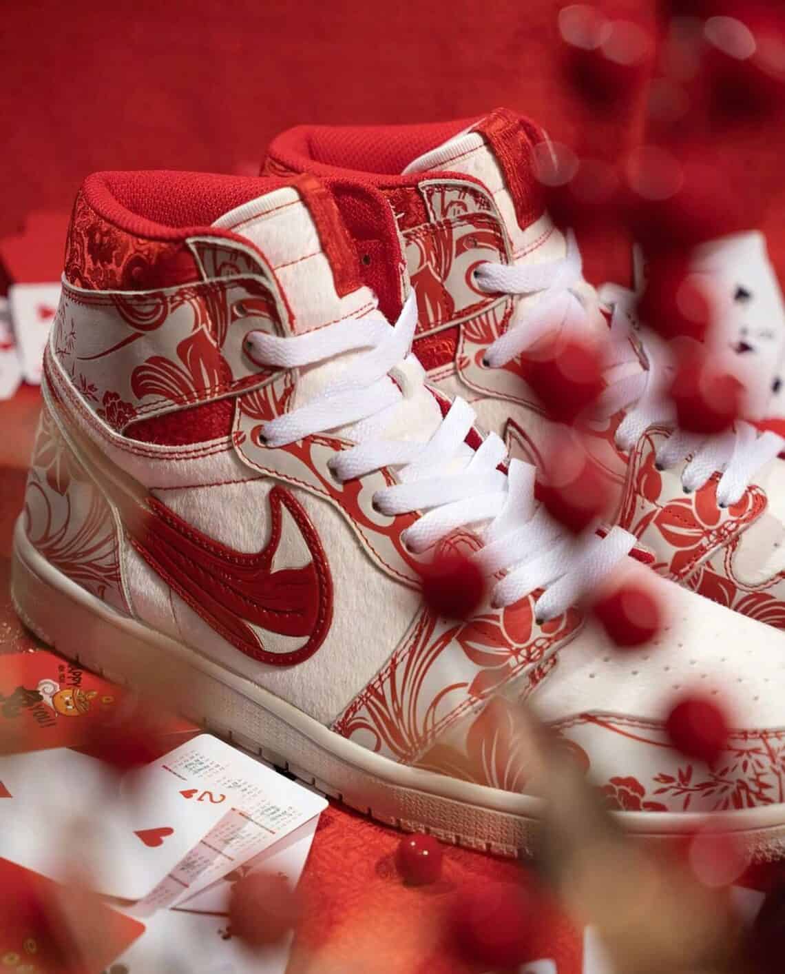 John Trottier's Jordan 1 Window Blossom Celebrates Chines New Year
