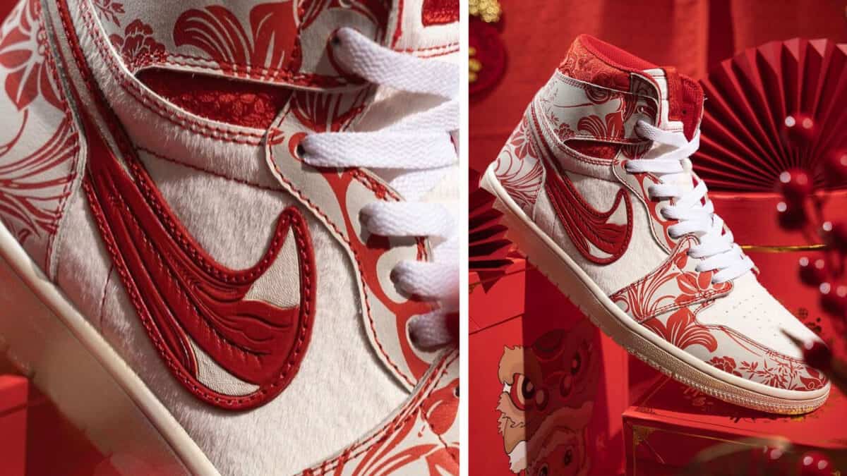John Trottier's Jordan 1 Window Blossom Celebrates Chines New Year