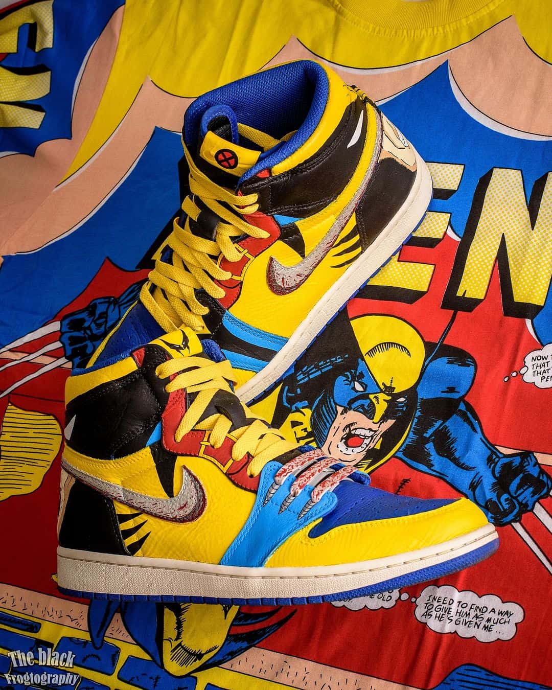 Wolverine Air Jordan 1 Sneakers To Wear To Deadpool 3