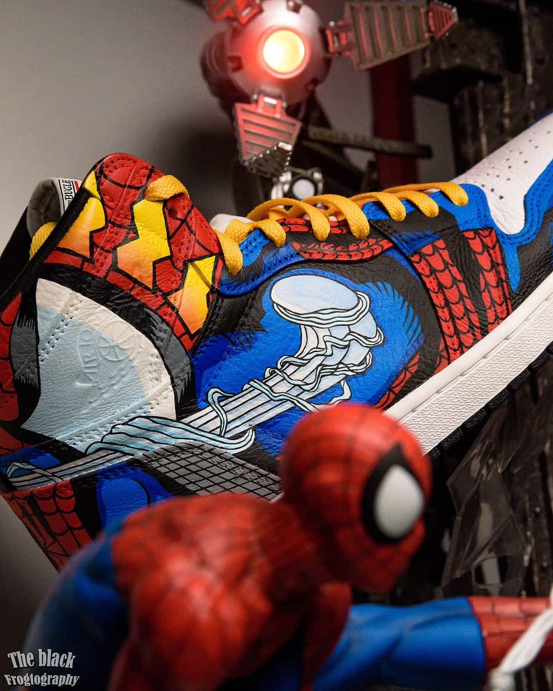 Air Jordan 1 "Spider-Man" Sneakers Swing Into Action