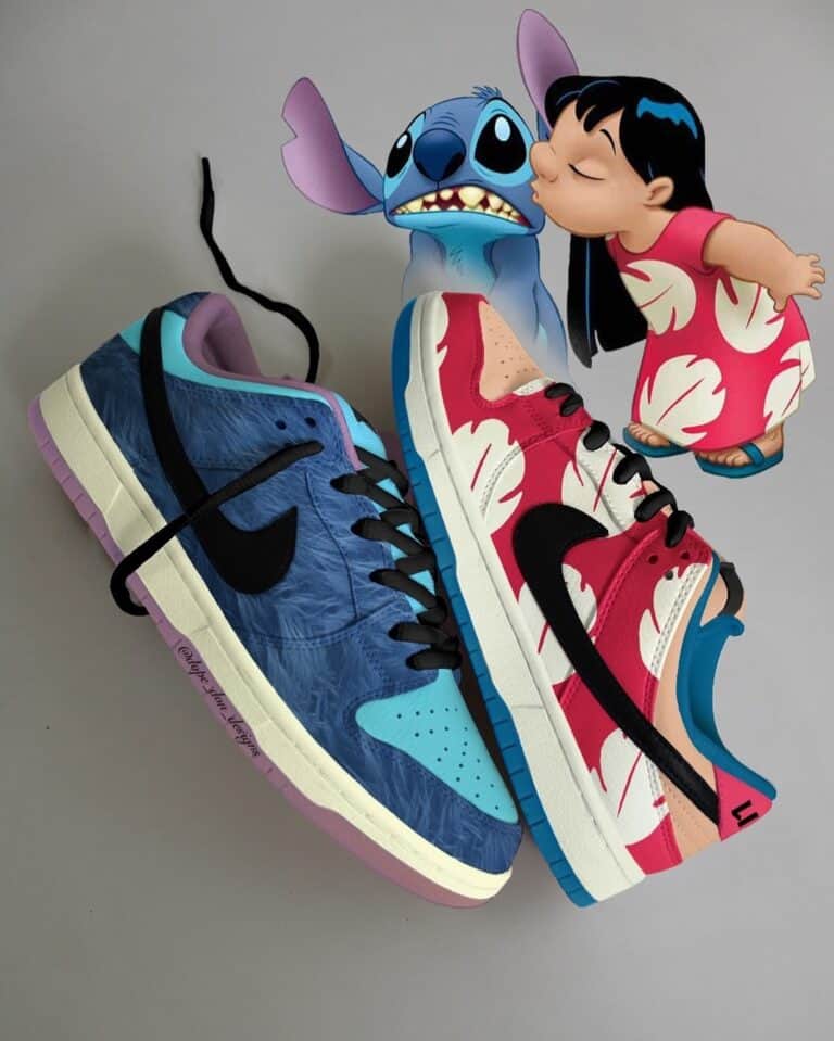 Lilo & Stitch x Nike SB Dunk Sneakers Are The Perfect Pair