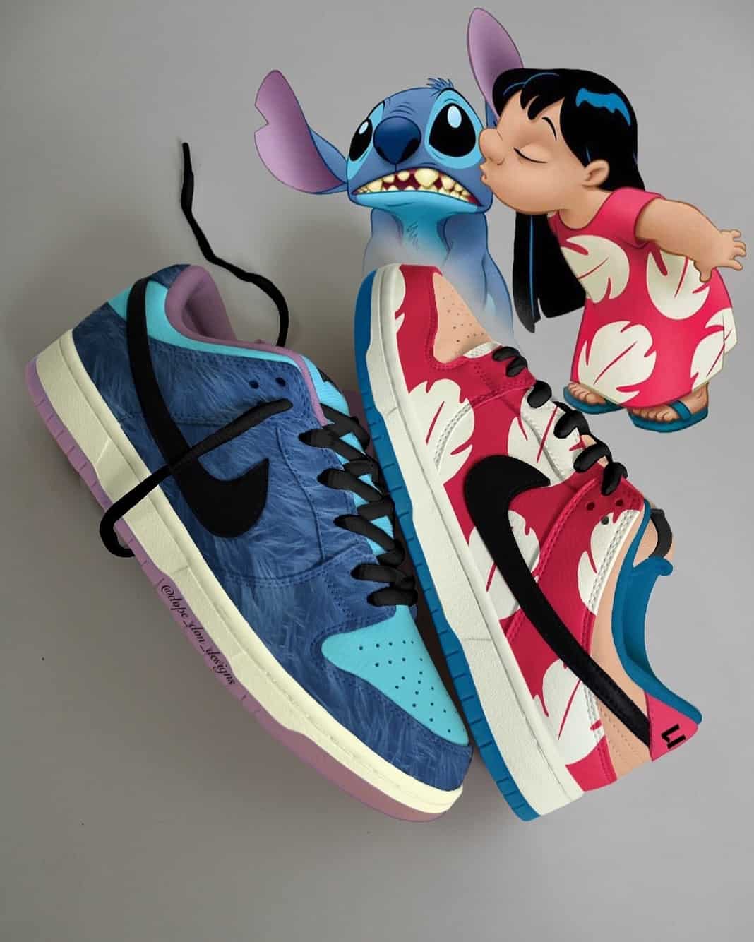Lilo & Stitch x Nike SB Dunk Sneakers Are The Perfect Pair