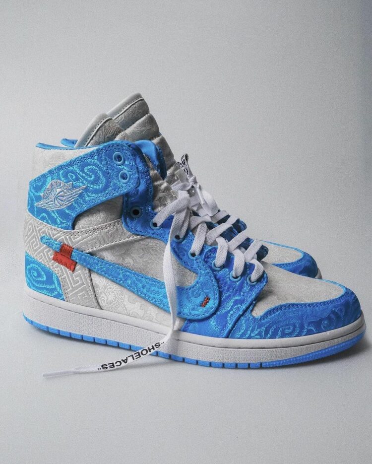 The UNC Off-White Air Jordan 1 High Lux Is Beautiful