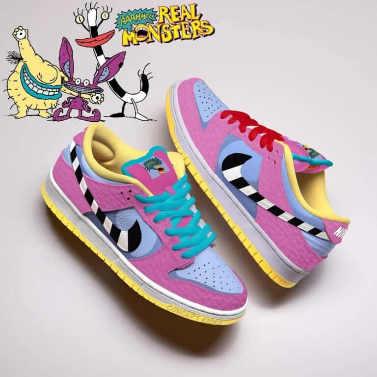 Aaahh Real Monsters X Nike SB Dunk Low Sneakers Are Perfect