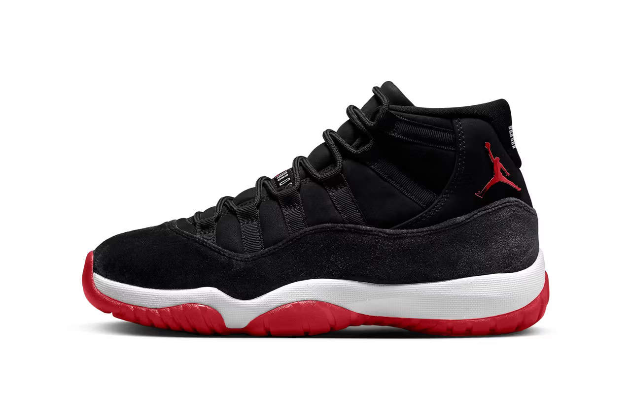 The Air Jordan 11 "Bred Velvet" Is Glamorous