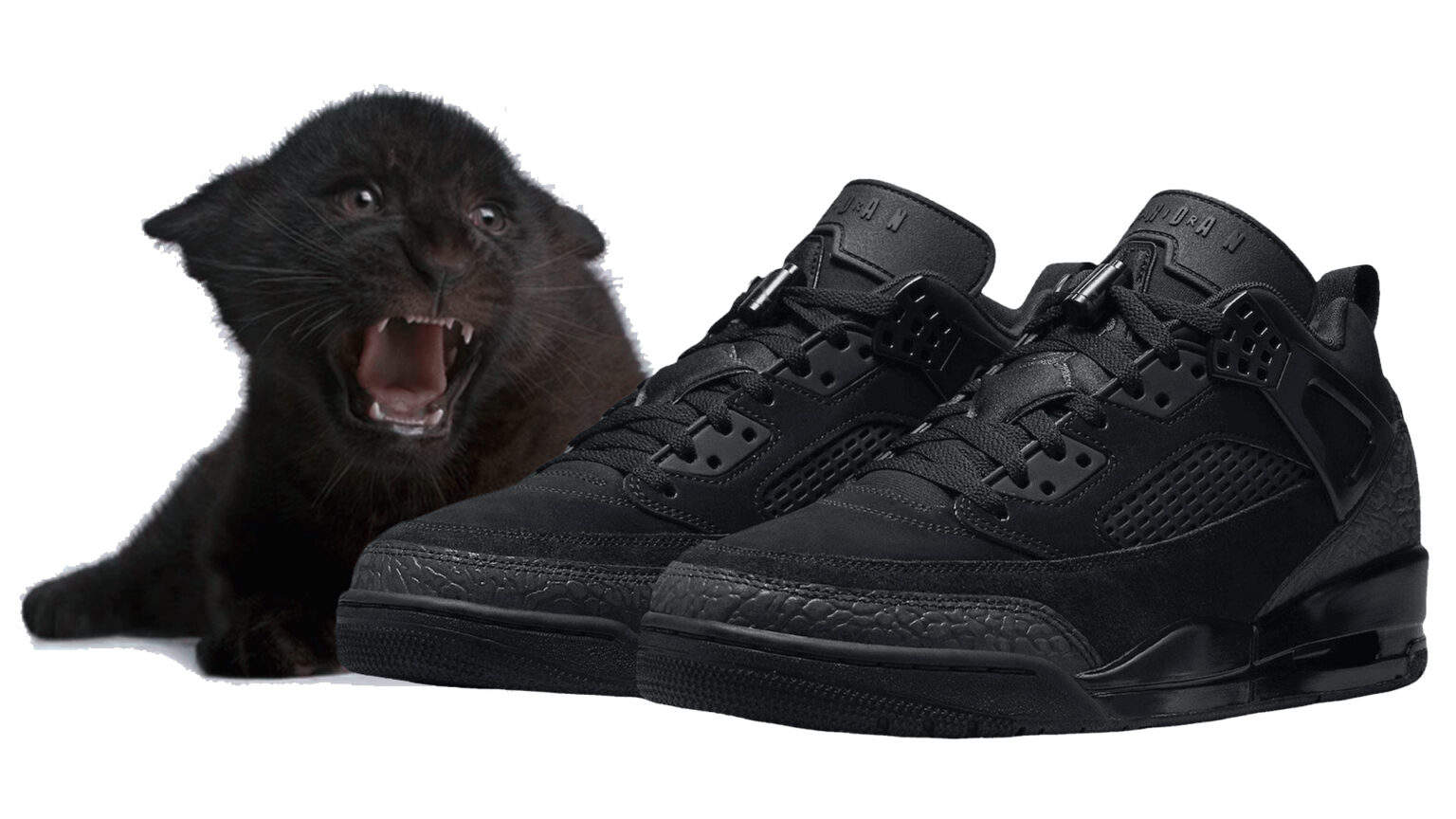 Jordan Spizike Low 'Black Cat': The Ultimate Blend of Iconic Jordans