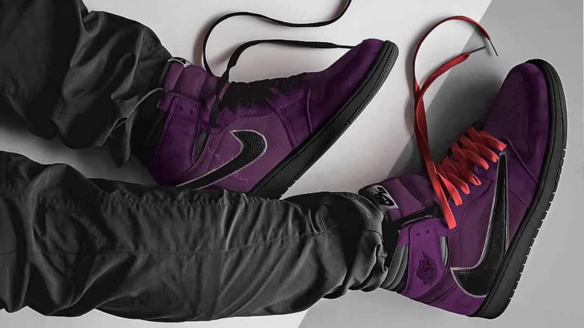 Travis Scott x Air Jordan 1 High “Purple” Delivers Grail-Level Style