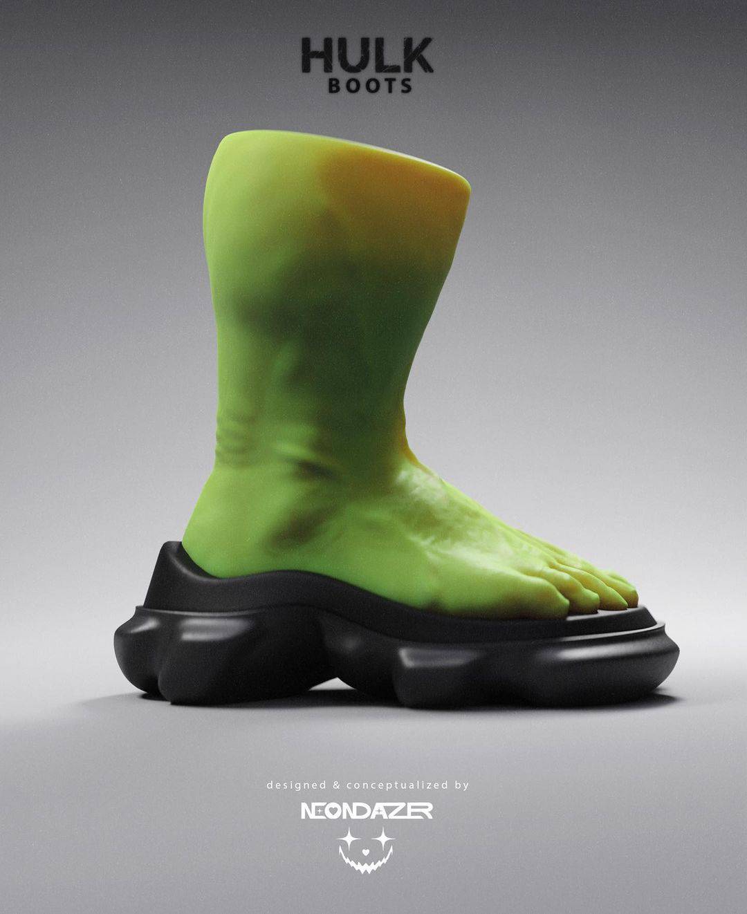 Hulk Boots Is The New Shoe Trend