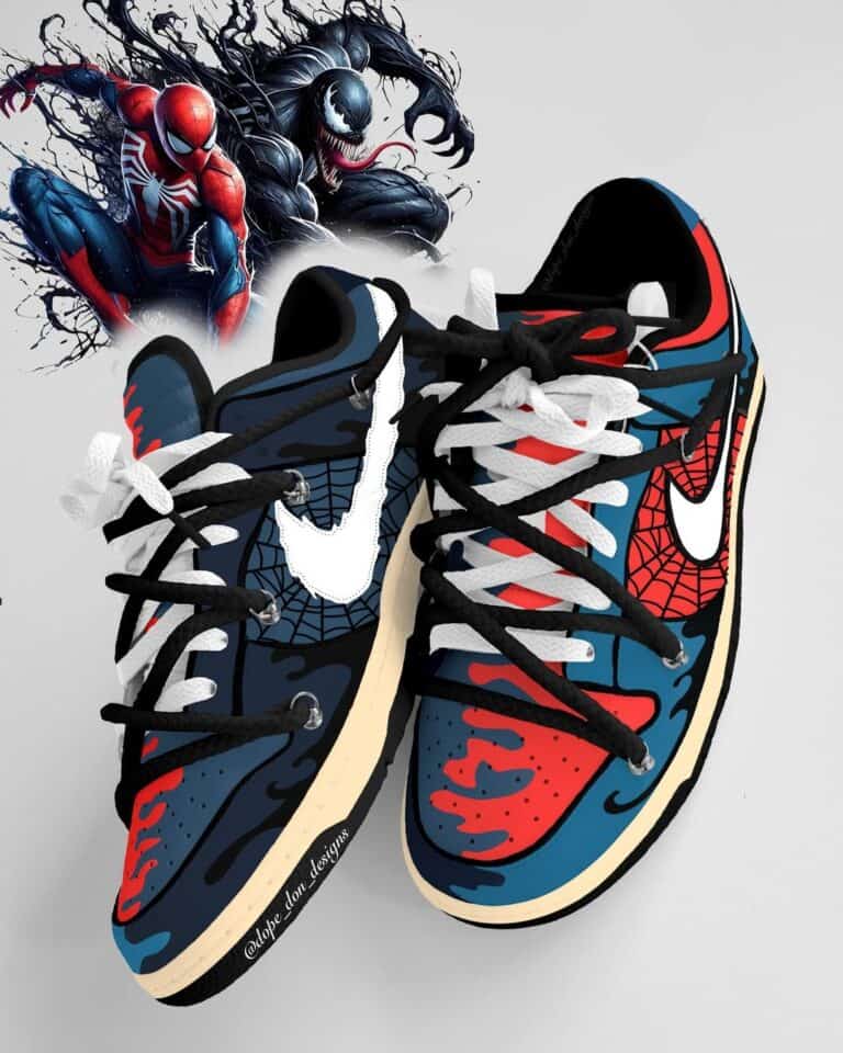 This Spider-Man x Venom Nike Dunk Low Is Trending Online