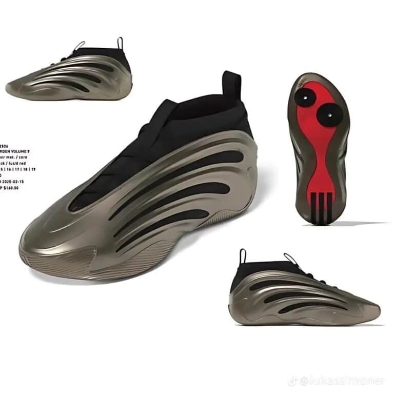 adidas Harden Volume 9 Gets Striking "Cyber Metallic" Look