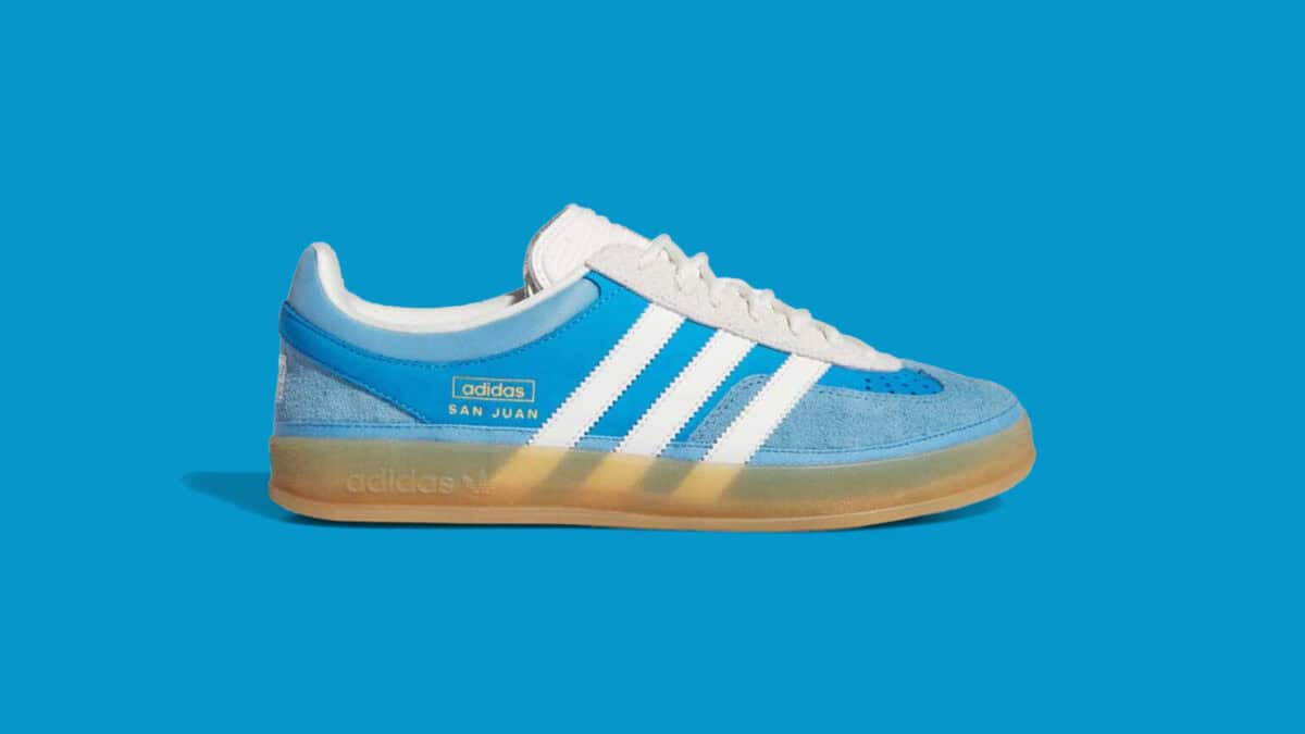 Bad Bunny x adidas Gazelle Indoor “San Juan” Is Cool Colourway
