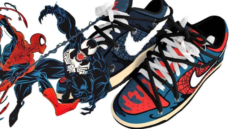 This Spider-Man x Venom Nike Dunk Low Is Trending Online