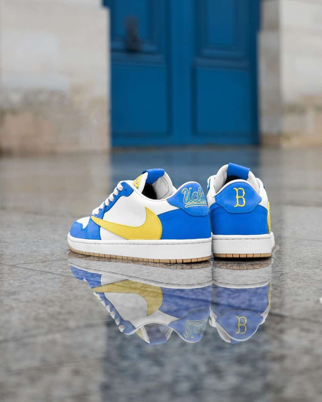 Travis Scott x Air Jordan 1 Low "UCLA" Is A Beautiful Colorway