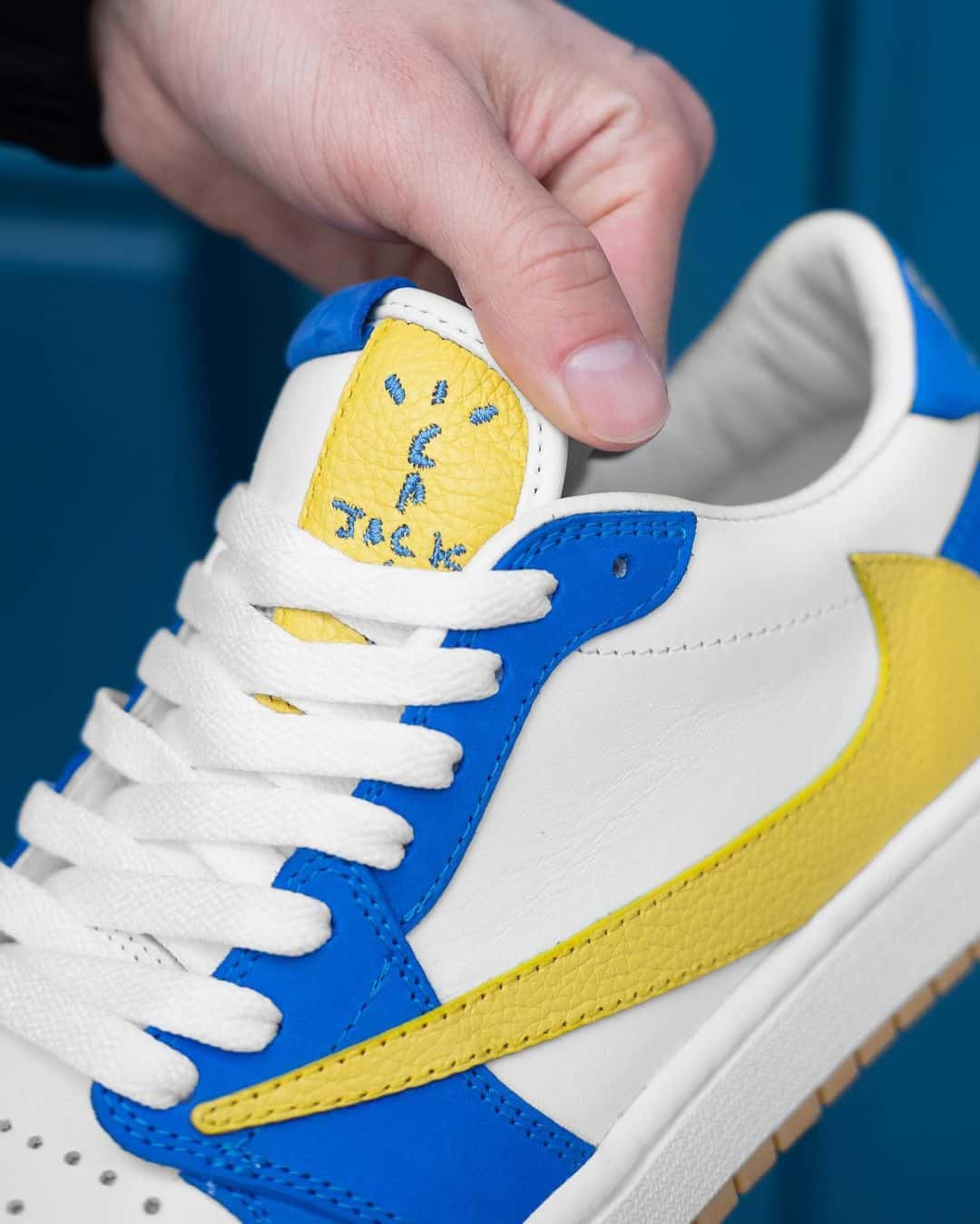 Travis Scott x Air Jordan 1 Low "UCLA" Is A Beautiful Colorway