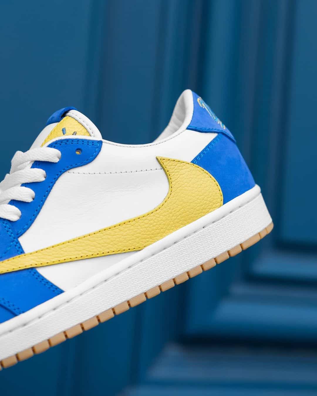 Travis Scott x Air Jordan 1 Low "UCLA" Is A Beautiful Colorway
