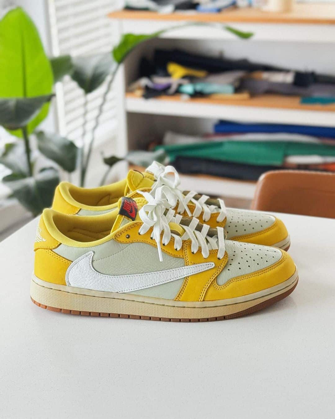 "Canary Yellow" Travis Scott x Air Jordan 1 Low Is Not Available