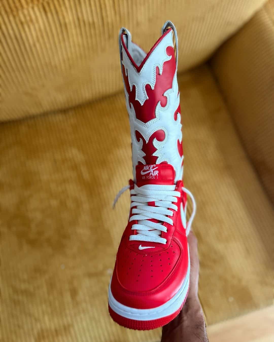 Nike Air Force 1 Cowboy-Inspired Sneaker Boot Is "Different"