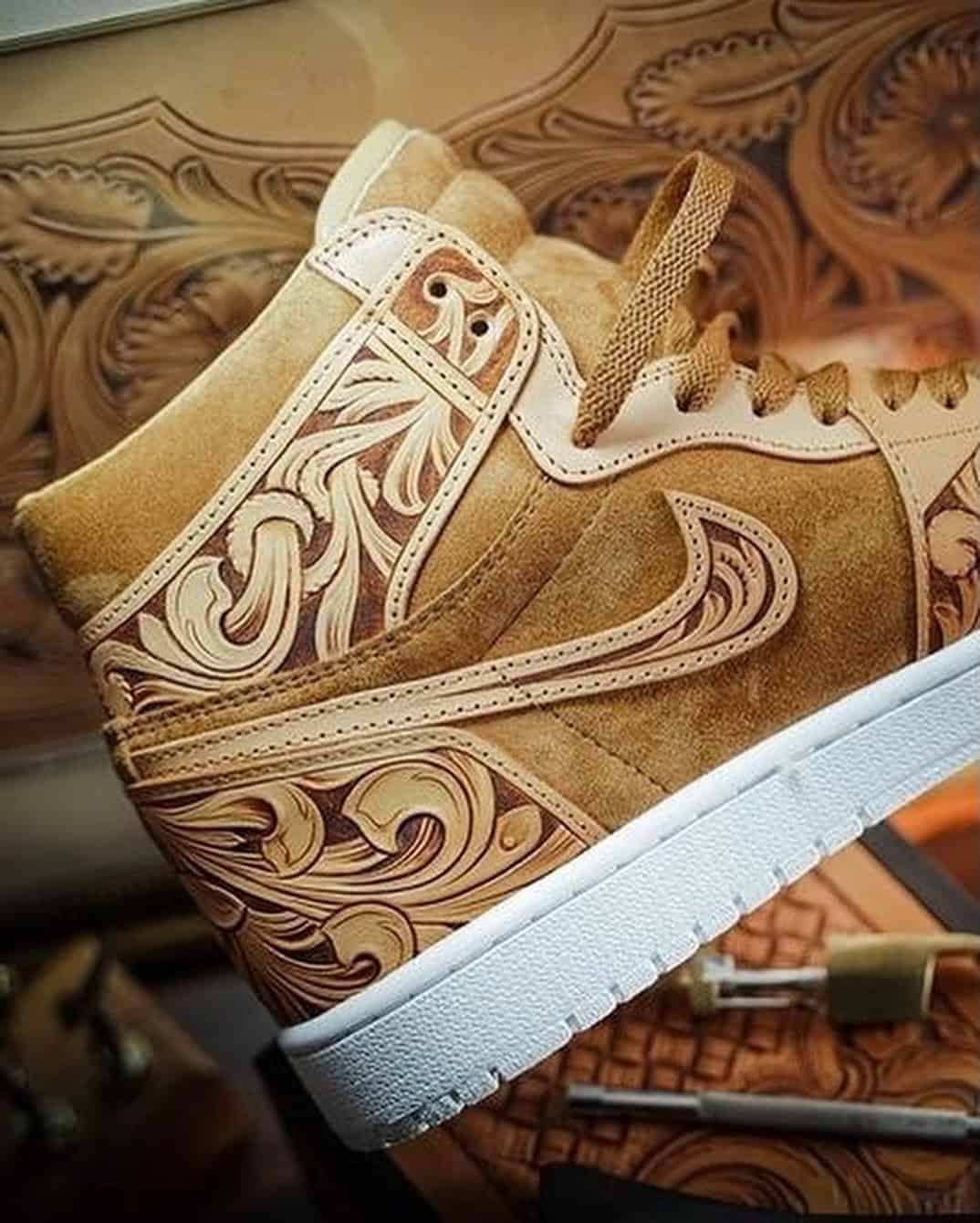 John Trottier's "Hand-Carved" Air Jordan 1 Lux Is Beautiful