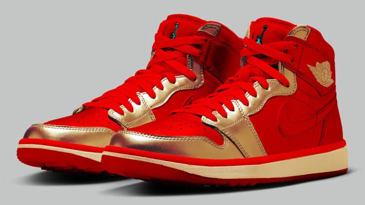 Air Jordan 1 "Royal Red/Gold" Celebrates MJ's Epic Jacket