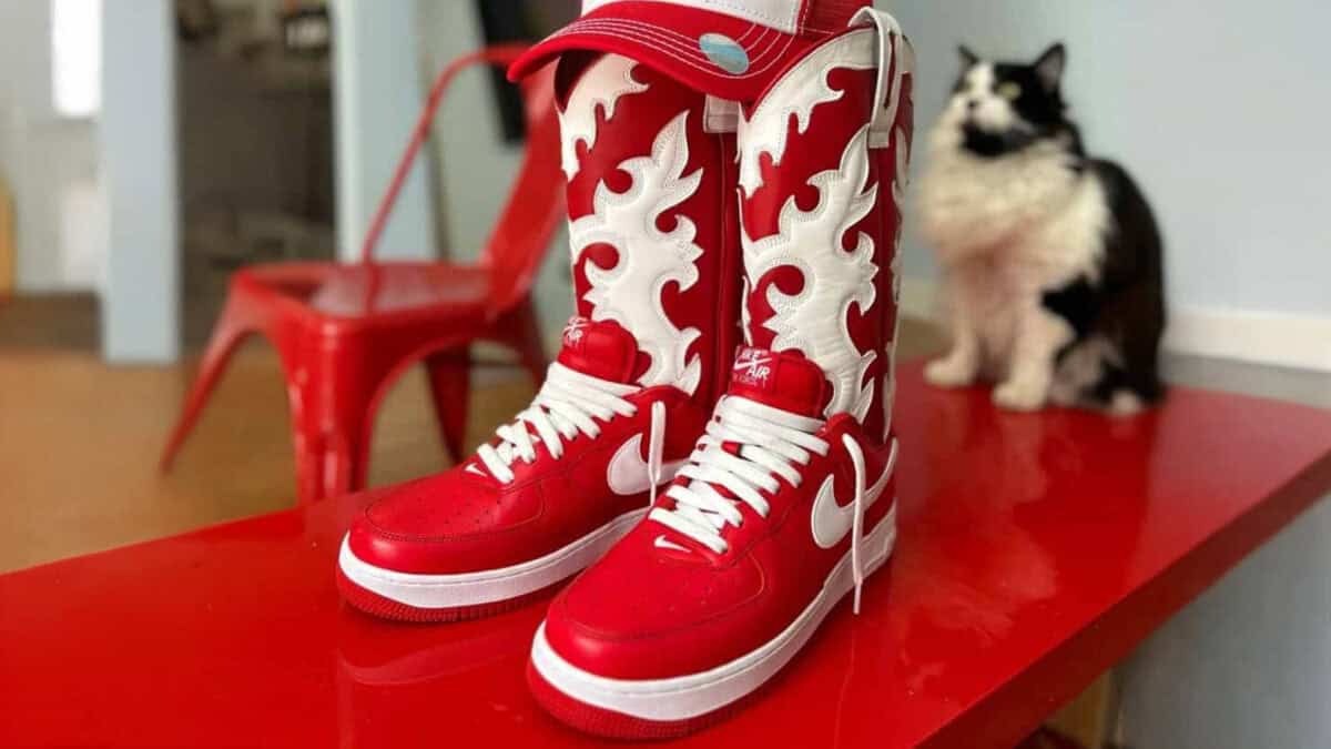 Nike Air Force 1 Cowboy-Inspired Sneaker Boot Is "Different"
