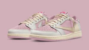Travis Scott x Air Jordan 1 Low OG "Shy Pink" Releases 2025